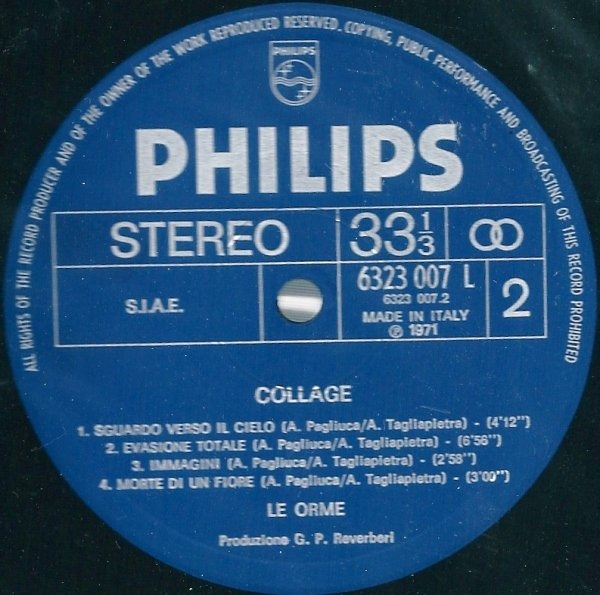 Le Orme - Collage (1971) [CLOCKWORK PEACH]