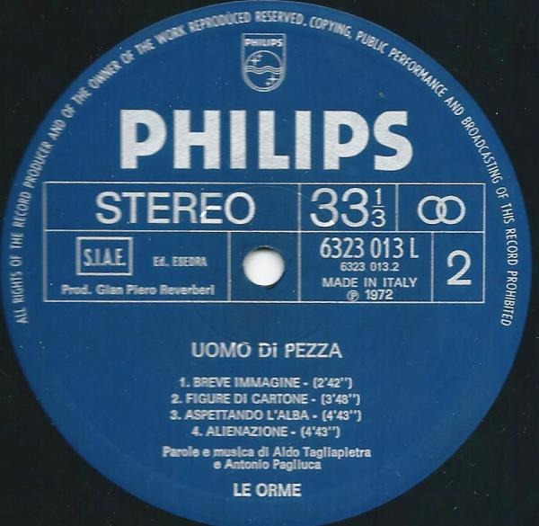 Le Orme - Uomo Di Pezza (1972) [CLOCKWORK PEACH]