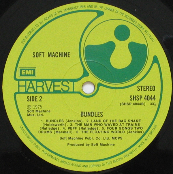 Soft Machine - Bundles (1975) [CLOCKWORK PEACH]