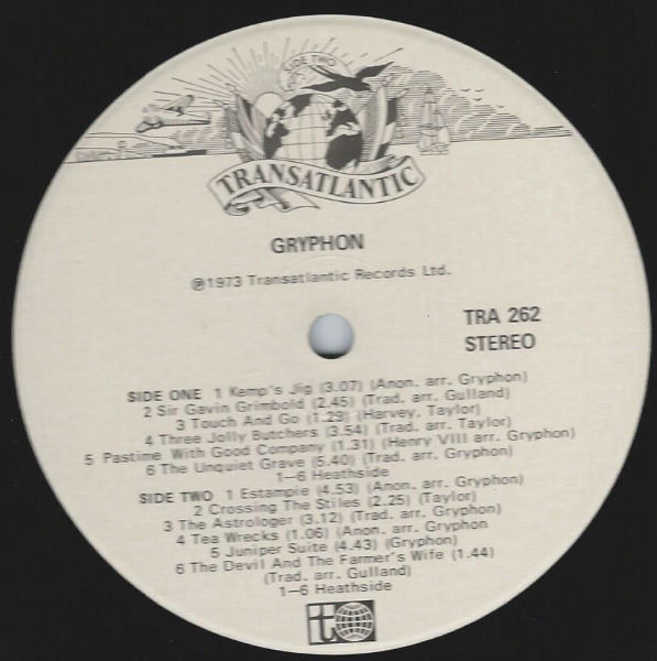 Gryphon - Gryphon (1973) [CLOCKWORK PEACH]