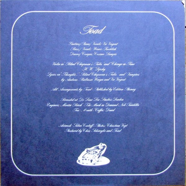 Toad - Tomorrow Blue (1972) [CLOCKWORK PEACH]