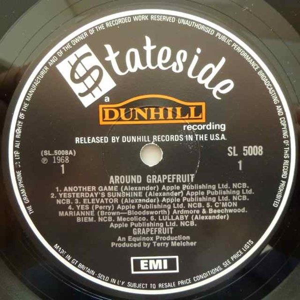 Grapefruit - Around Grapefruit (1968) [CLOCKWORK PEACH]