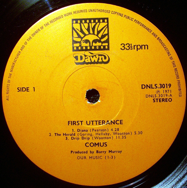 Comus - First Utterance (1971) [CLOCKWORK PEACH]