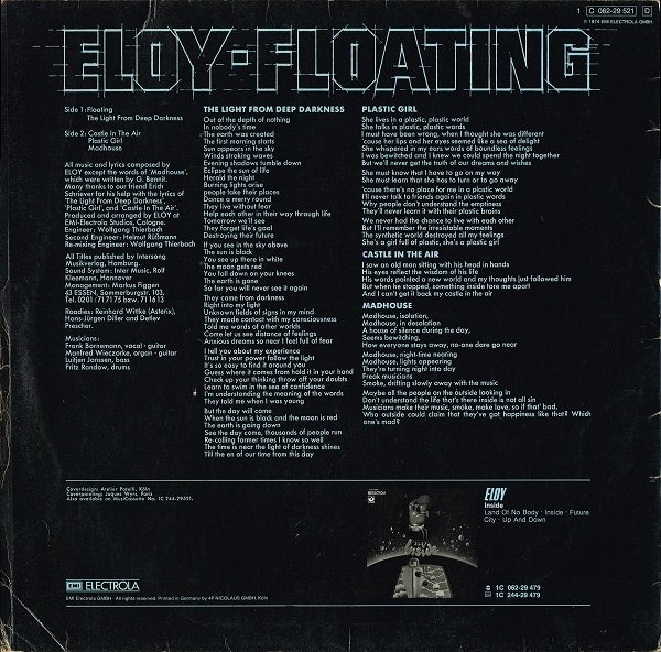 Eloy - Floating (1974) [CLOCKWORK PEACH]