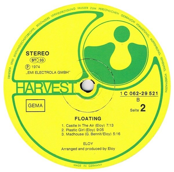 Eloy - Floating (1974) [CLOCKWORK PEACH]