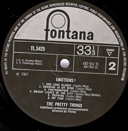 Pretty Things - Emotions (1967) [CLOCKWORK PEACH]