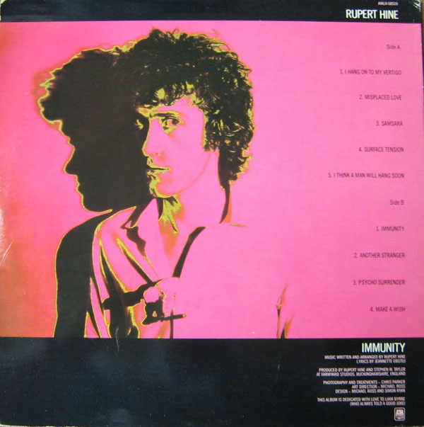 Rupert Hine - Immunity (1981) [CLOCKWORK PEACH]