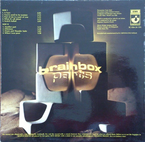 Brainbox - Parts (1972) [CLOCKWORK PEACH]