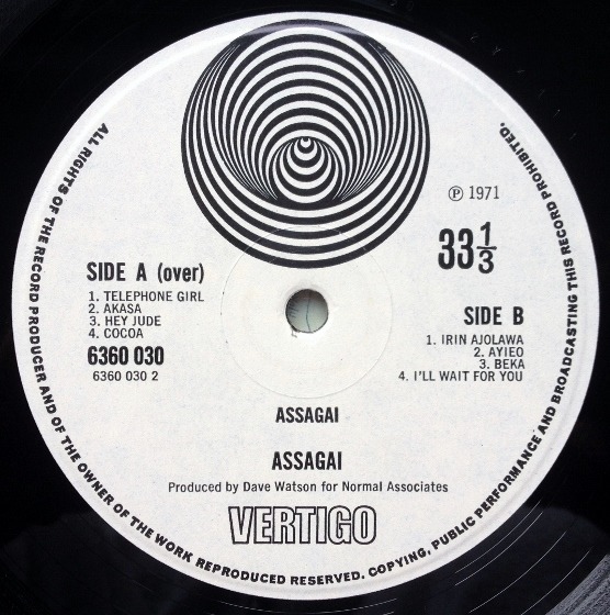Assagai - Assagai (1971) [CLOCKWORK PEACH]