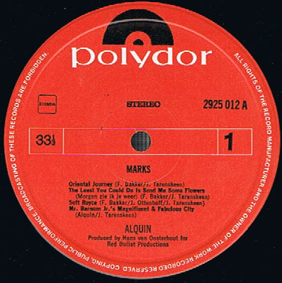 Alquin - Marks (1972) [CLOCKWORK PEACH]