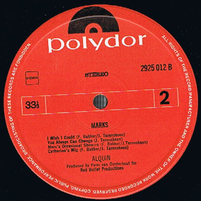 Alquin - Marks (1972) [CLOCKWORK PEACH]