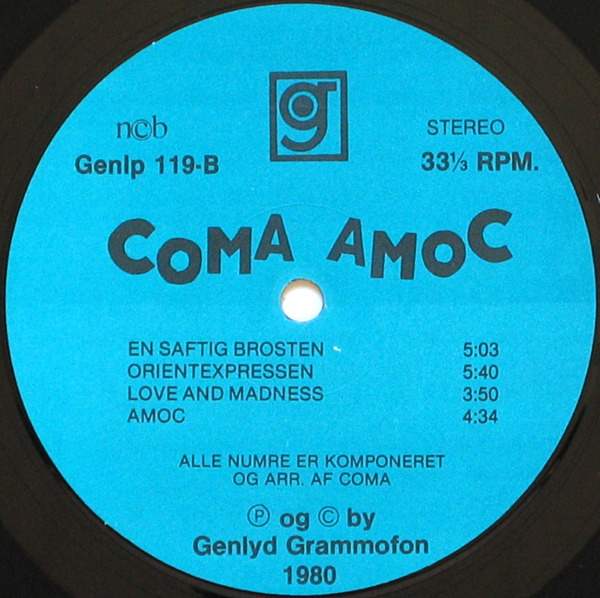 Coma - Amoc (1980) [CLOCKWORK PEACH]