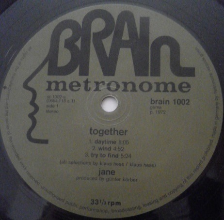 Jane - Together (1972) [CLOCKWORK PEACH]