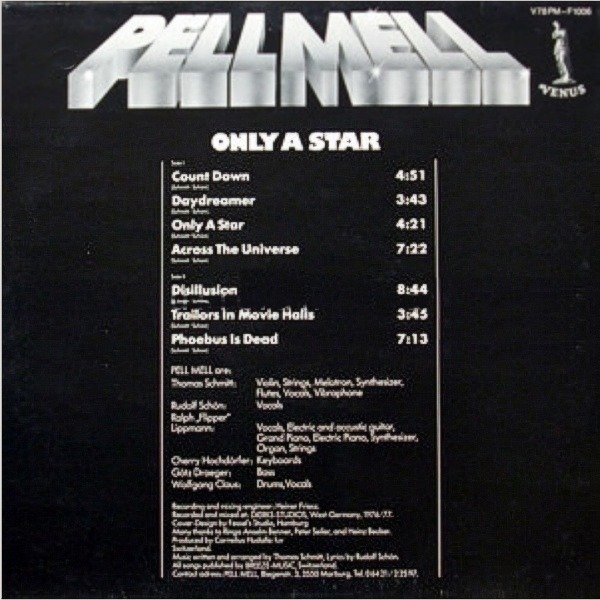 Pell Mell - Only A Star (1977) [CLOCKWORK PEACH]